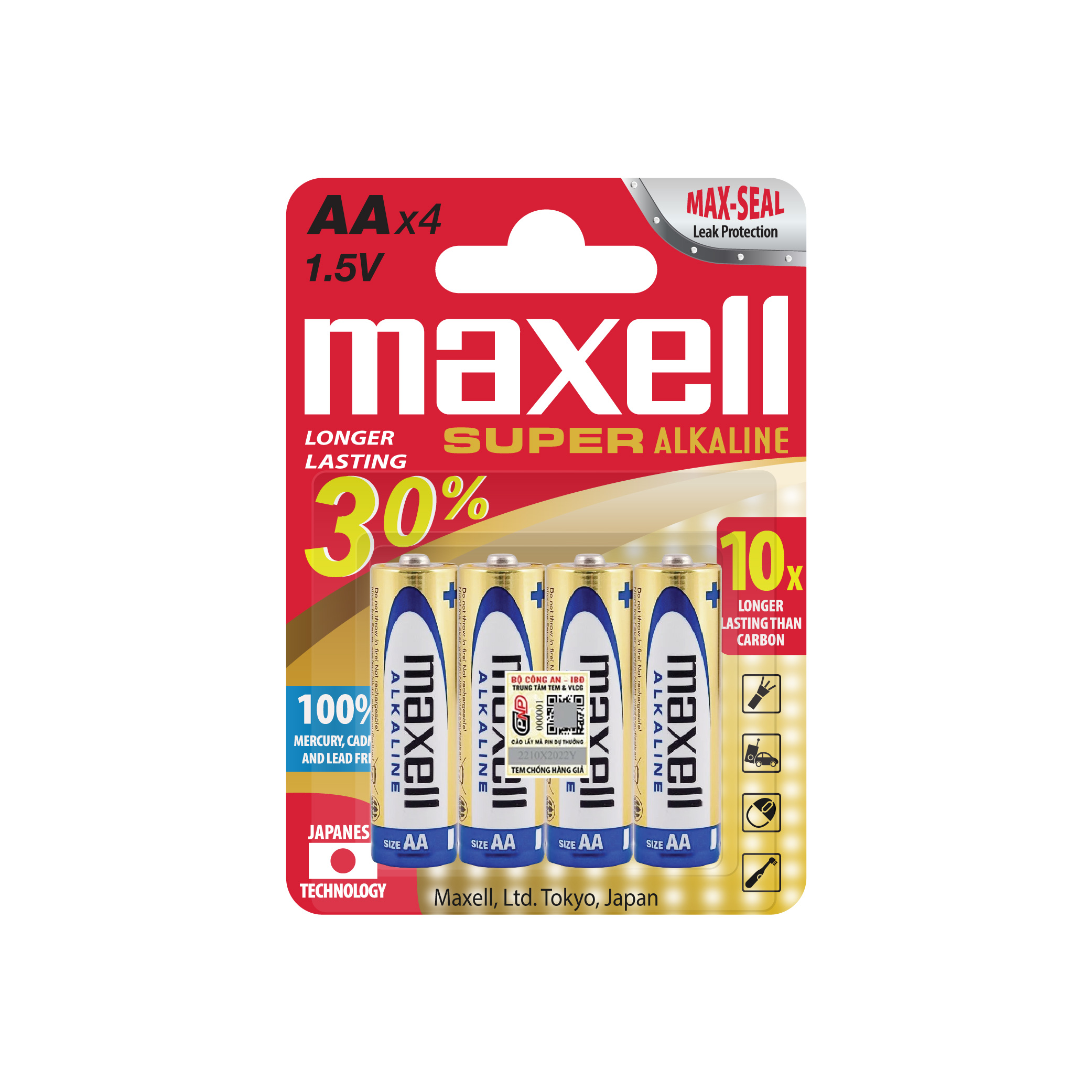 Pin Maxell AA | AAA | CR2032... Chính Hãng - Maxell Việt Nam